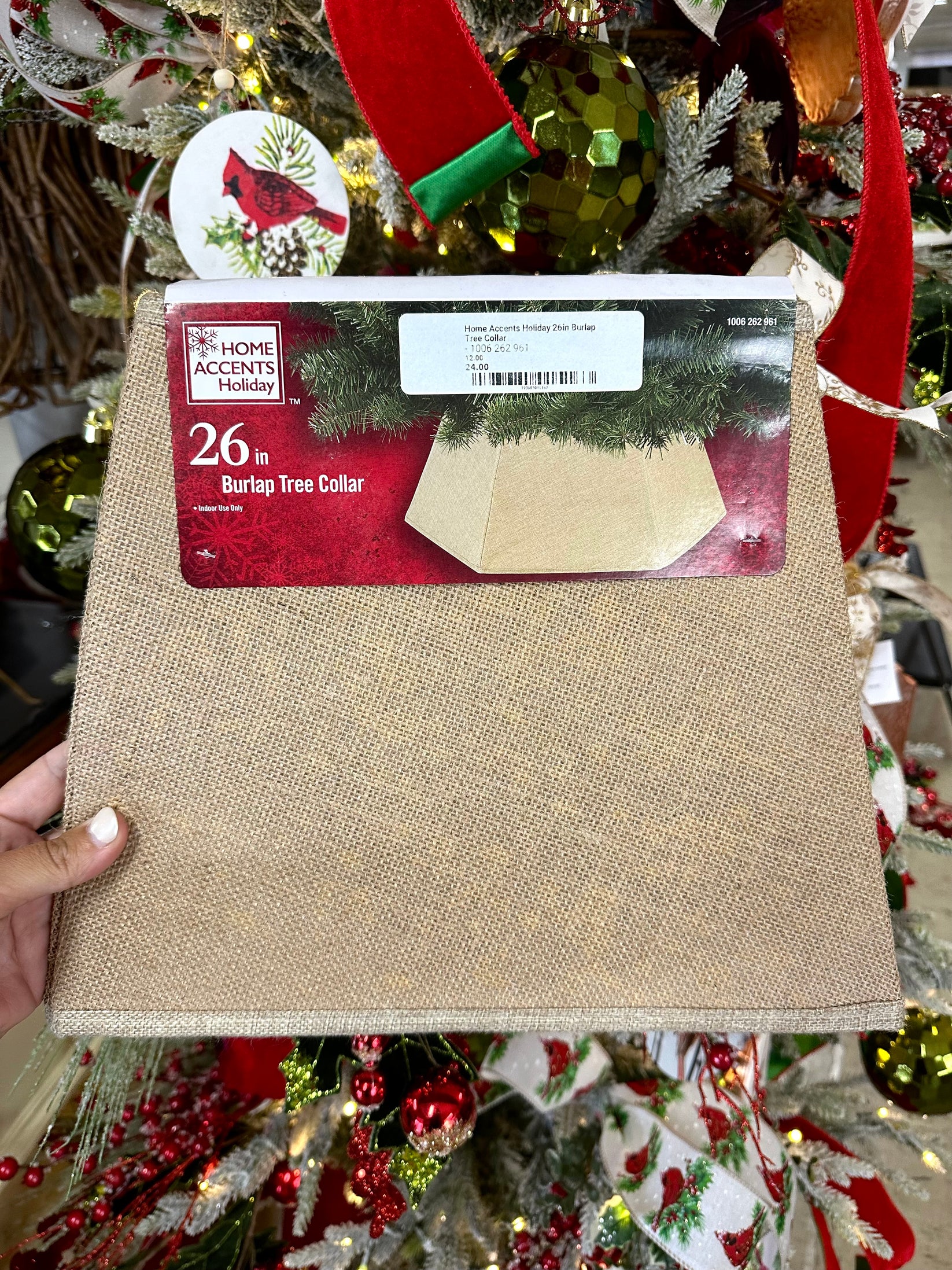 Home Accents Holiday 26in Burlap Tree Collar – TMIGifts