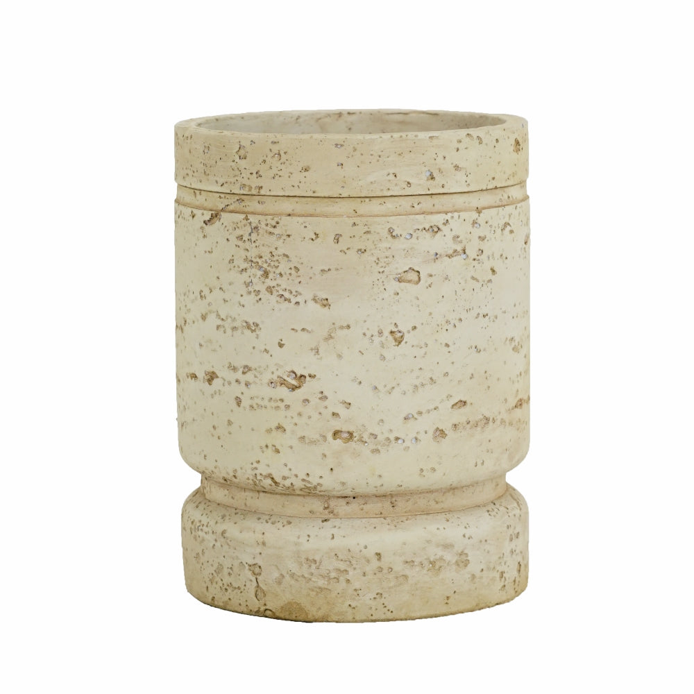 7 Inch Natural Cream Cement Planter – TMIGifts