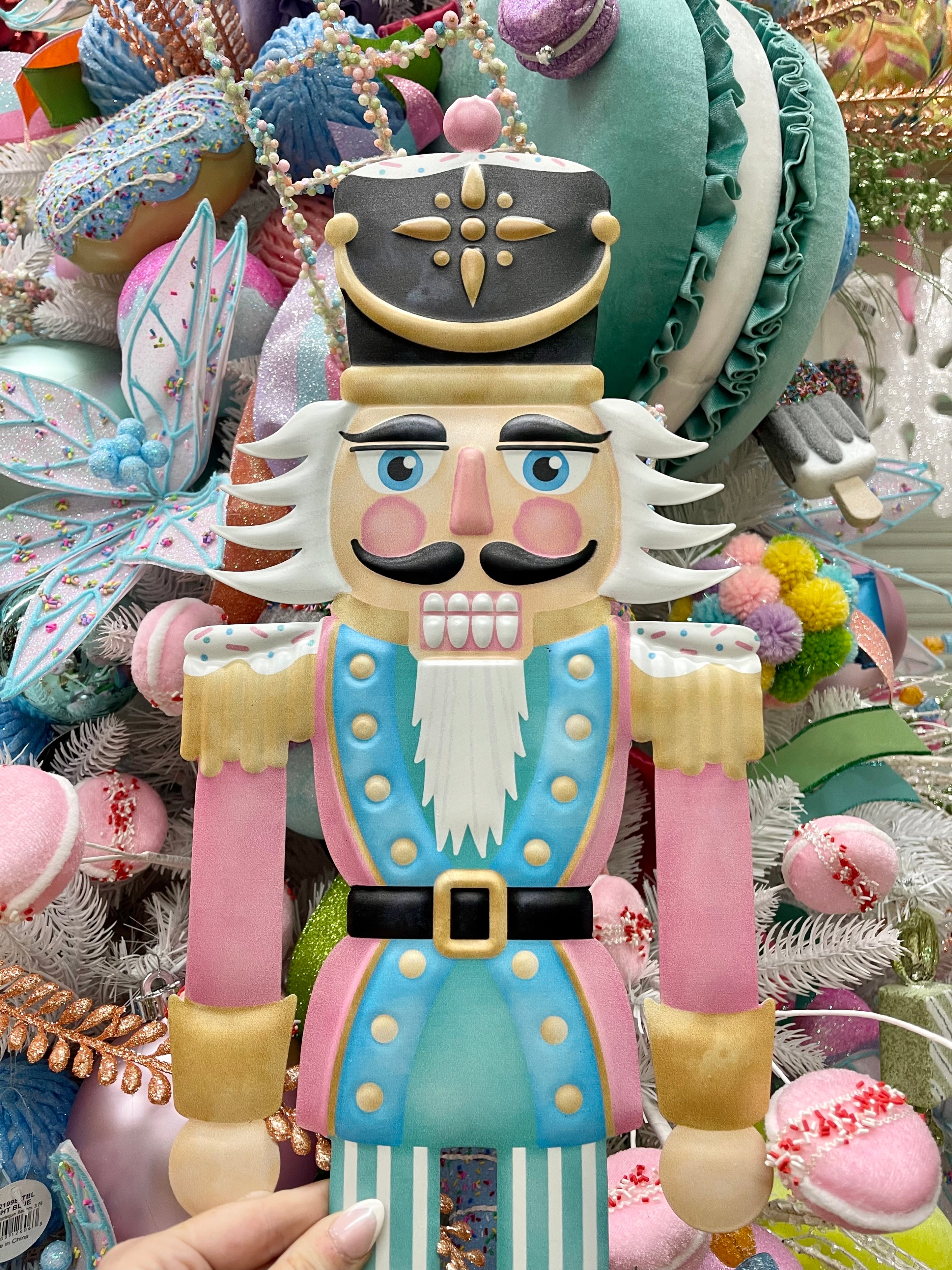 24 Inch Large Metal Pastel Nutcracker Sign – TMIGifts