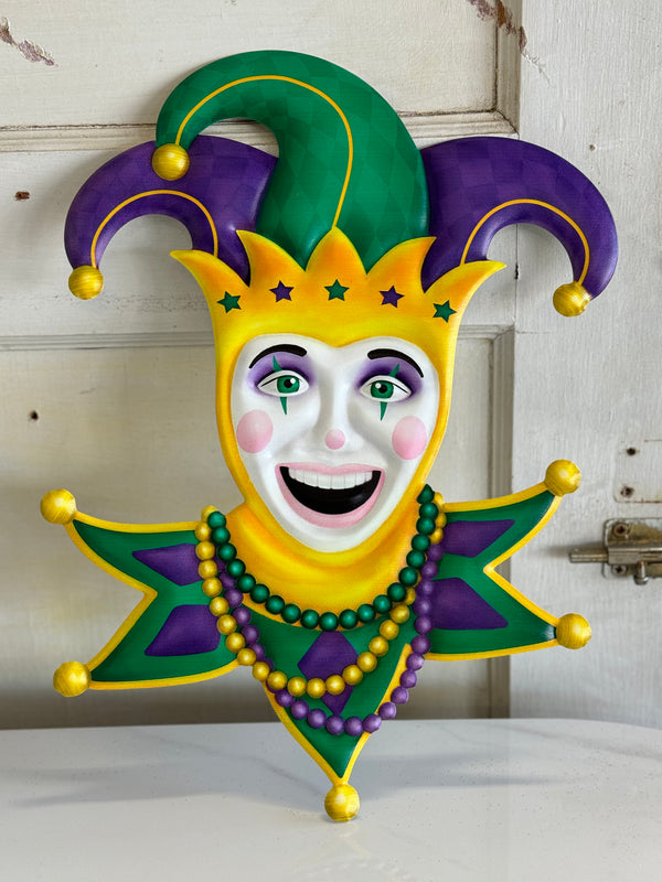 15 Inch Mardi Gras Jester Sign – TMIGifts