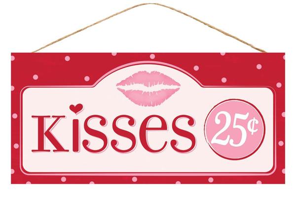 Kisses 25 Cents Wooden Sign – TMIGifts