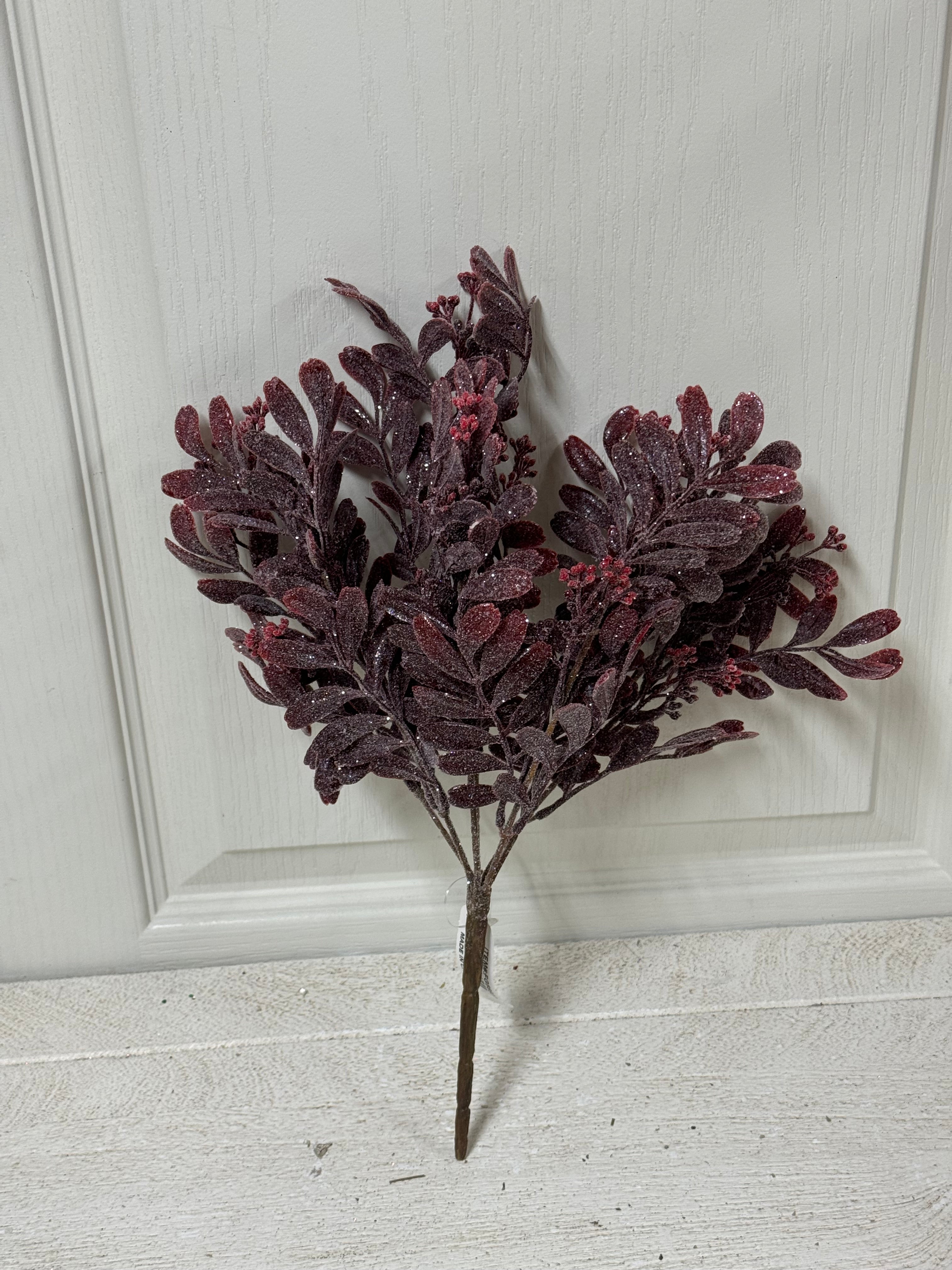 14 Inch Red Spice Leaf Bush – TMIGifts