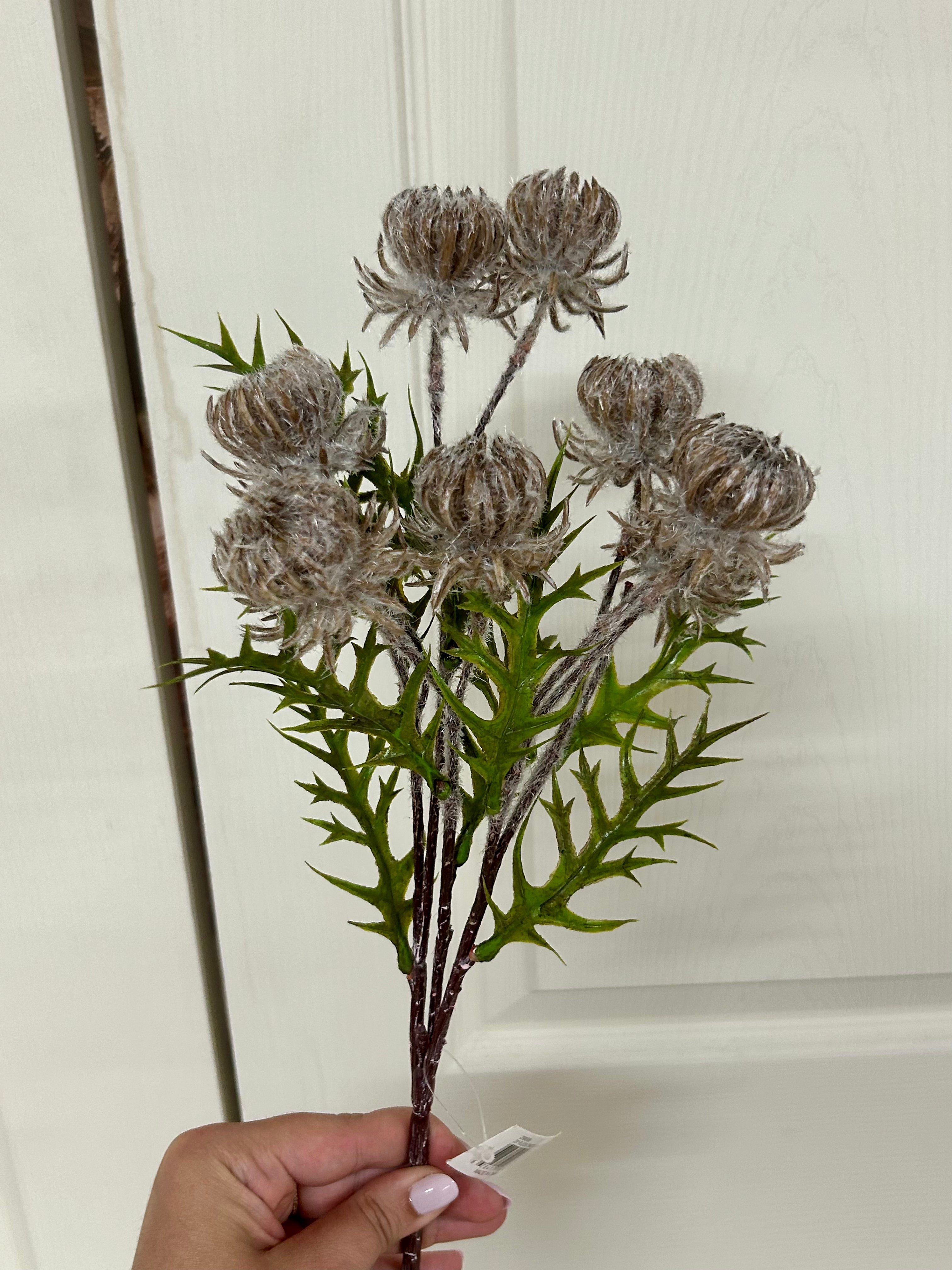 23 Inch Brown Thistle Leaf Spray – TMIGifts