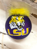 4 Inch LSU Glass Ornament Ball – TMIGifts