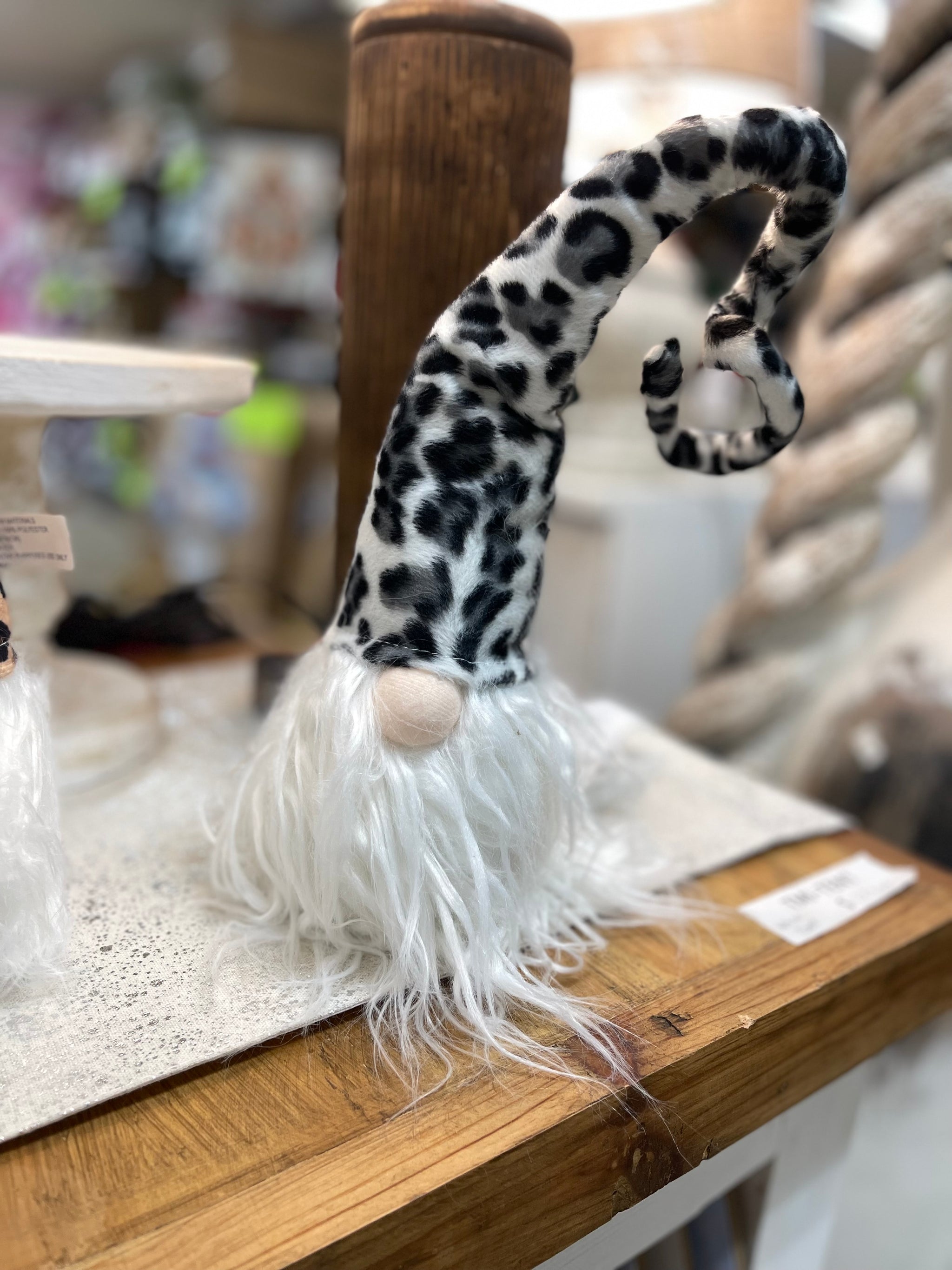 Leopard Print Gnome With Wire Hat Two Different Styles – TMIGifts