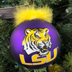 4 Inch LSU Glass Ornament Ball – TMIGifts