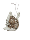 Glitter Swan with Sequins Ornament – TMIGifts