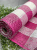20 Inch by 10 Yards Designer Netting Hot Pink and White Parchment/Poly ...